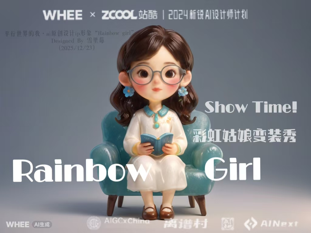 植物花卉系彩虹公主Rainbow honey_雪里莓工作室-站酷ZCOOL