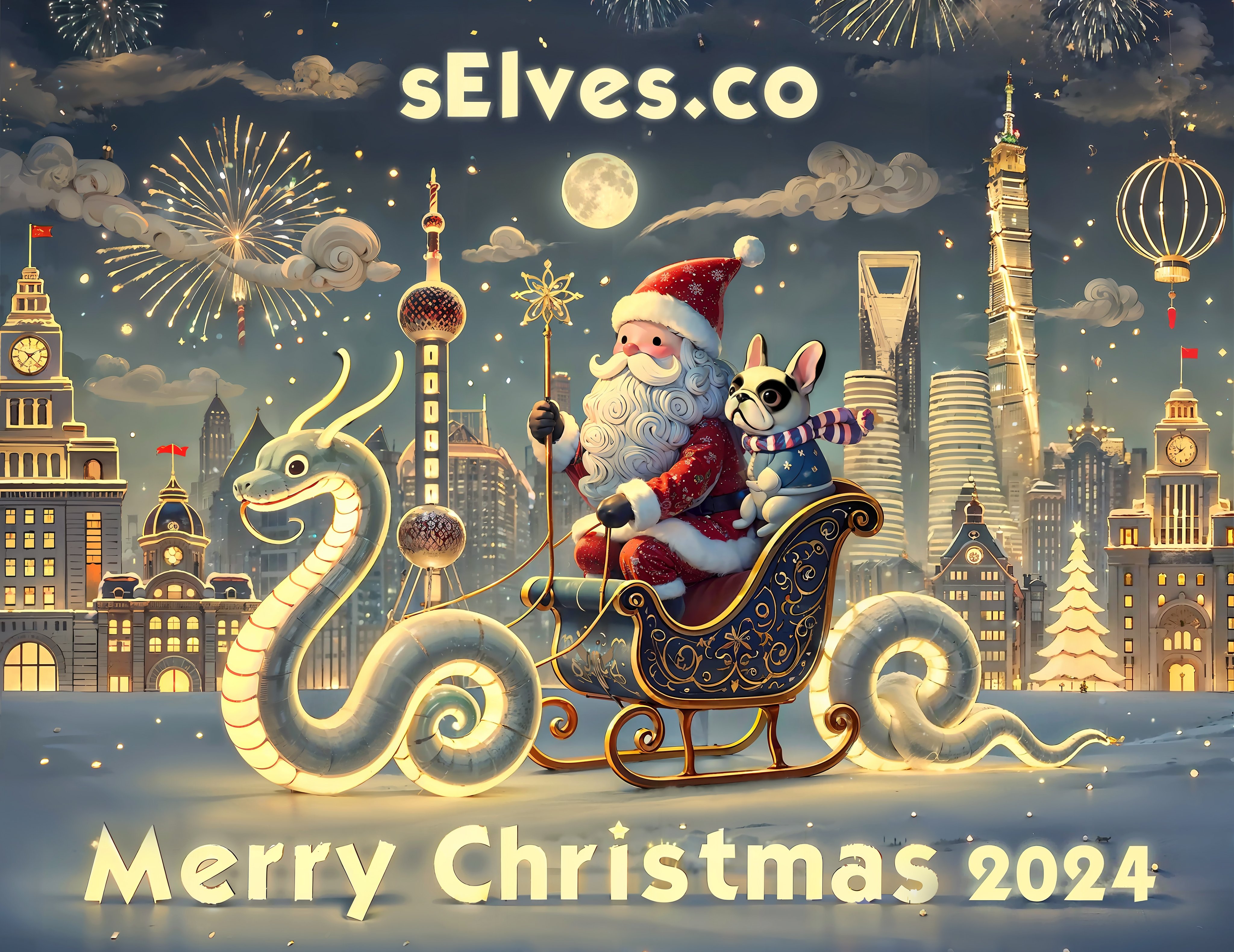 创意精灵祝大家Merry Christmas！_sElves创意精灵-站酷ZCOOL