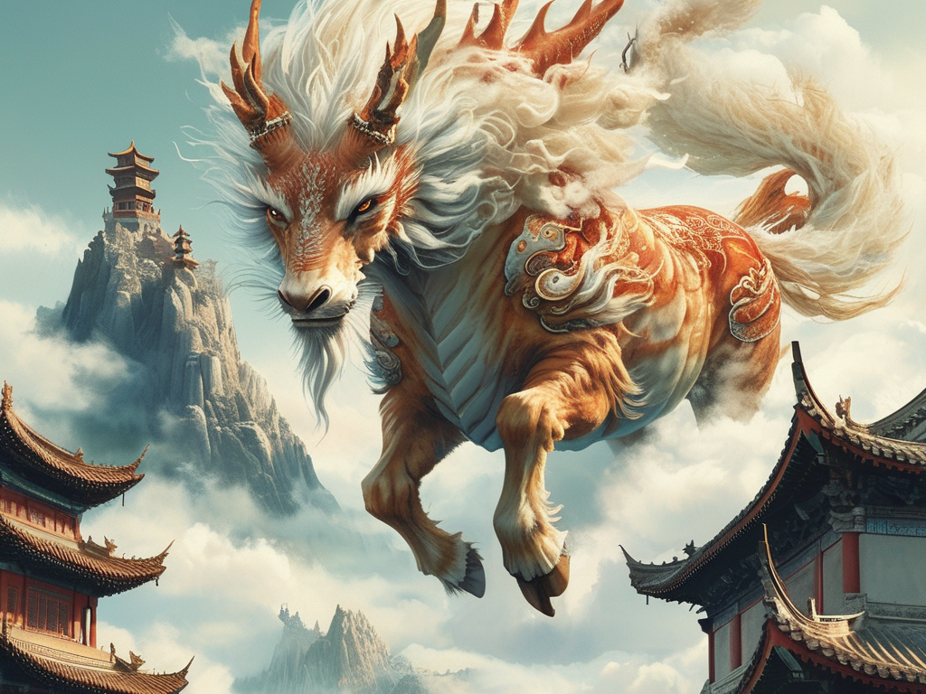 神兽-麒麟_fandi寕-站酷ZCOOL