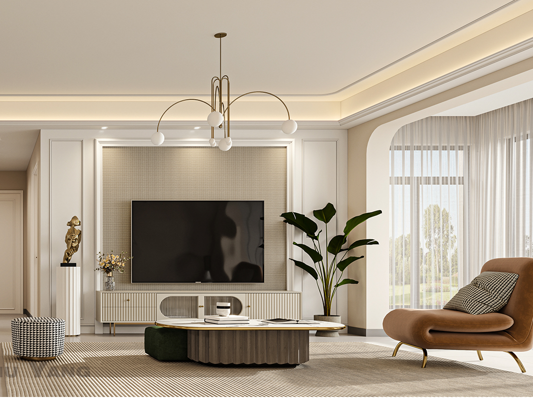 财汇新天地140㎡-简欧风_空间设计师刘洋-站酷ZCOOL