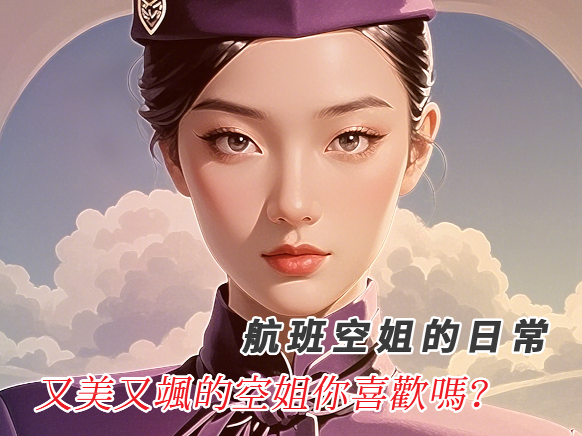 云端的优雅空姐又美又飒，空姐新制服惊艳乘客高清写真_EFZZ制服设计-站酷ZCOOL
