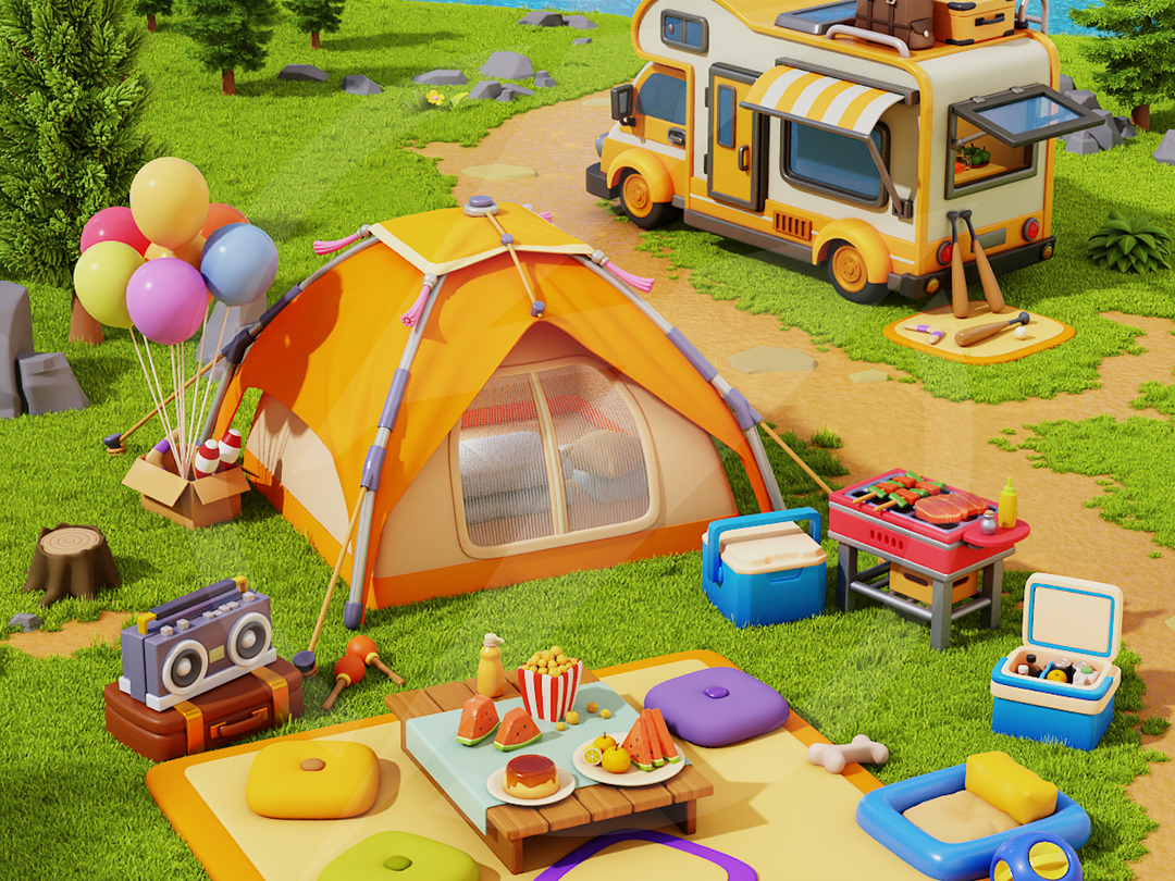 3D游戏场景--猜猜需要肝多久？？？？_暴躁碗碗-站酷ZCOOL