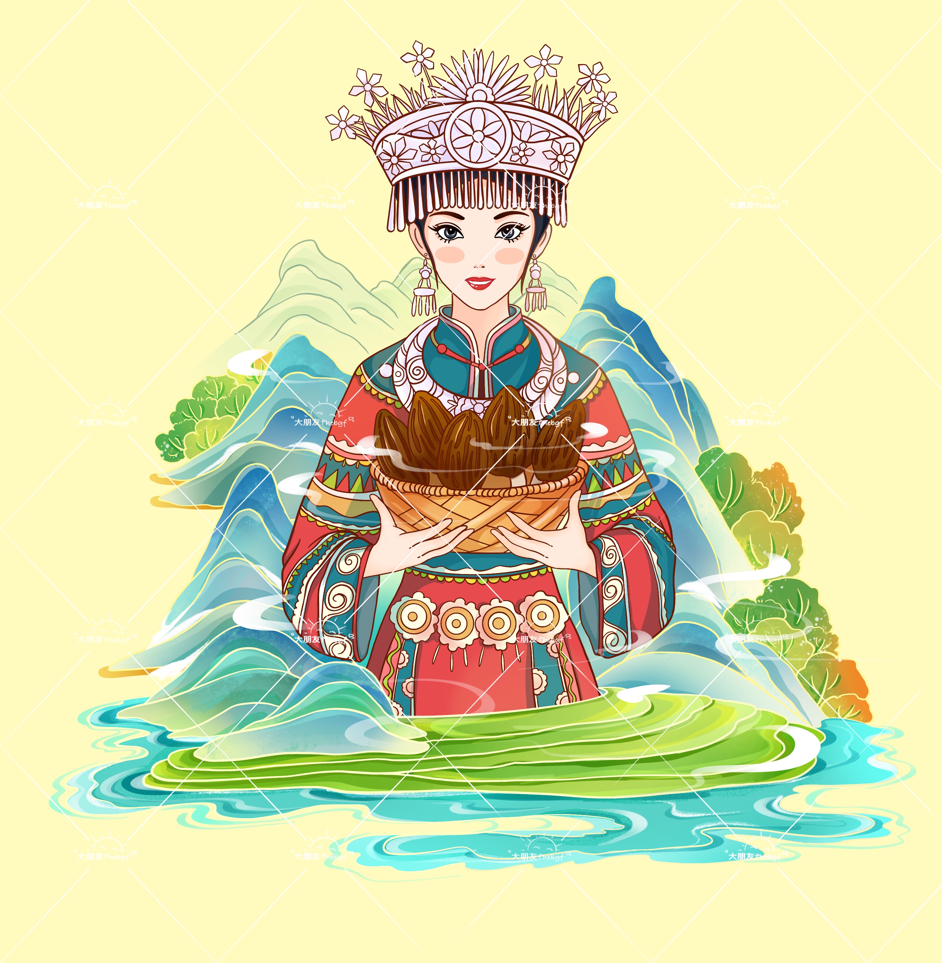 插画-包装设计-羊肚菌_大朋友Thebgf-站酷ZCOOL