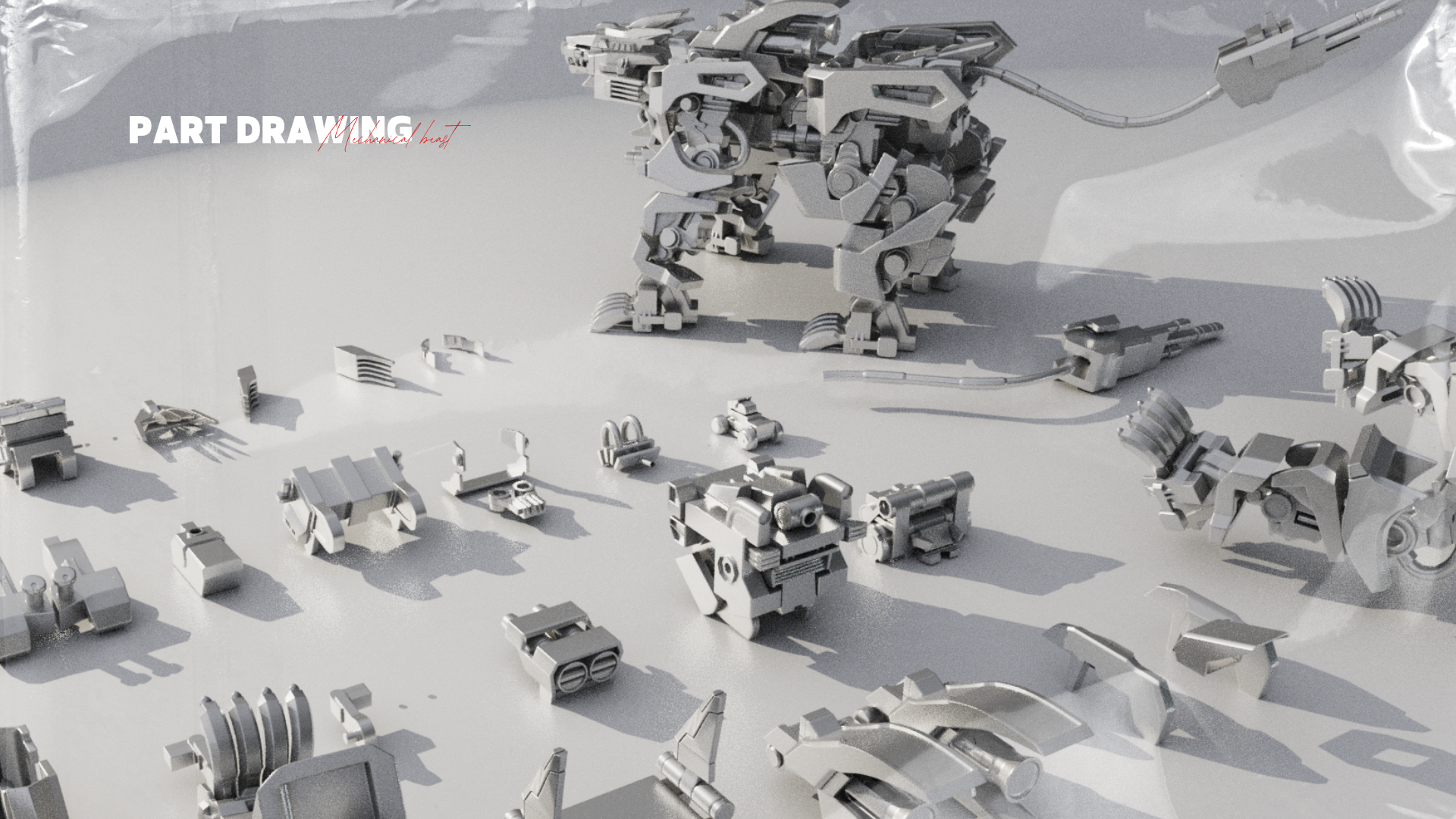 C4D模型复刻与AIGC拓展_Ehcooooo哇-站酷ZCOOL