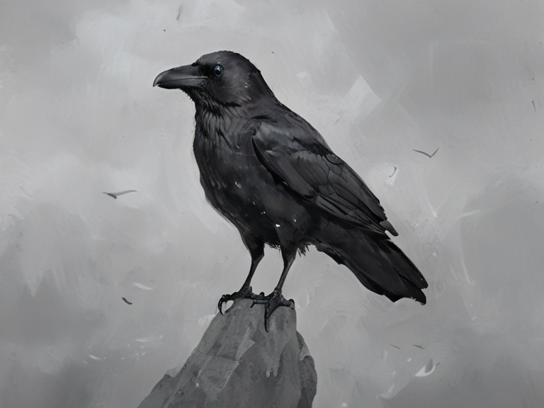 乌鸦_独one无two-站酷ZCOOL