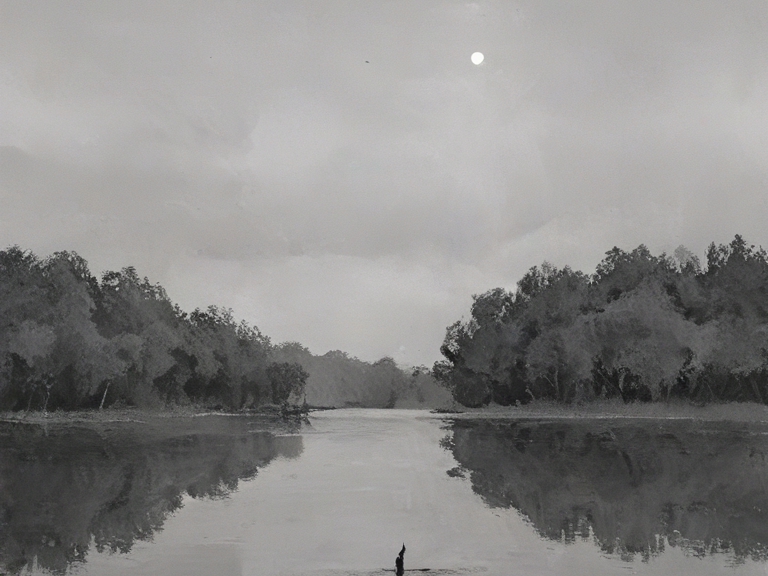 平静的湖面_独one无two-站酷ZCOOL