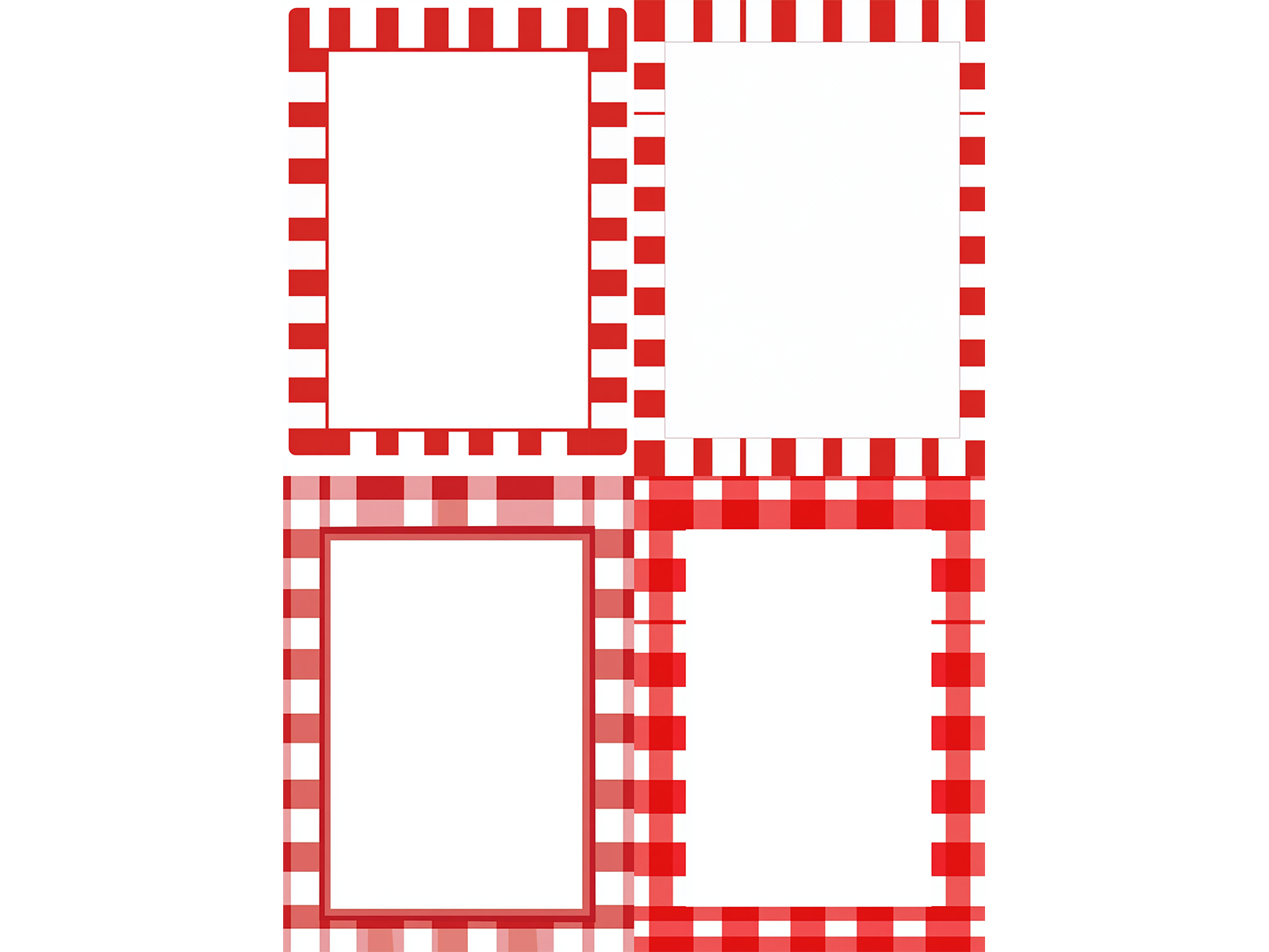 格子边框-红_阿柴柴柴99999-站酷ZCOOL