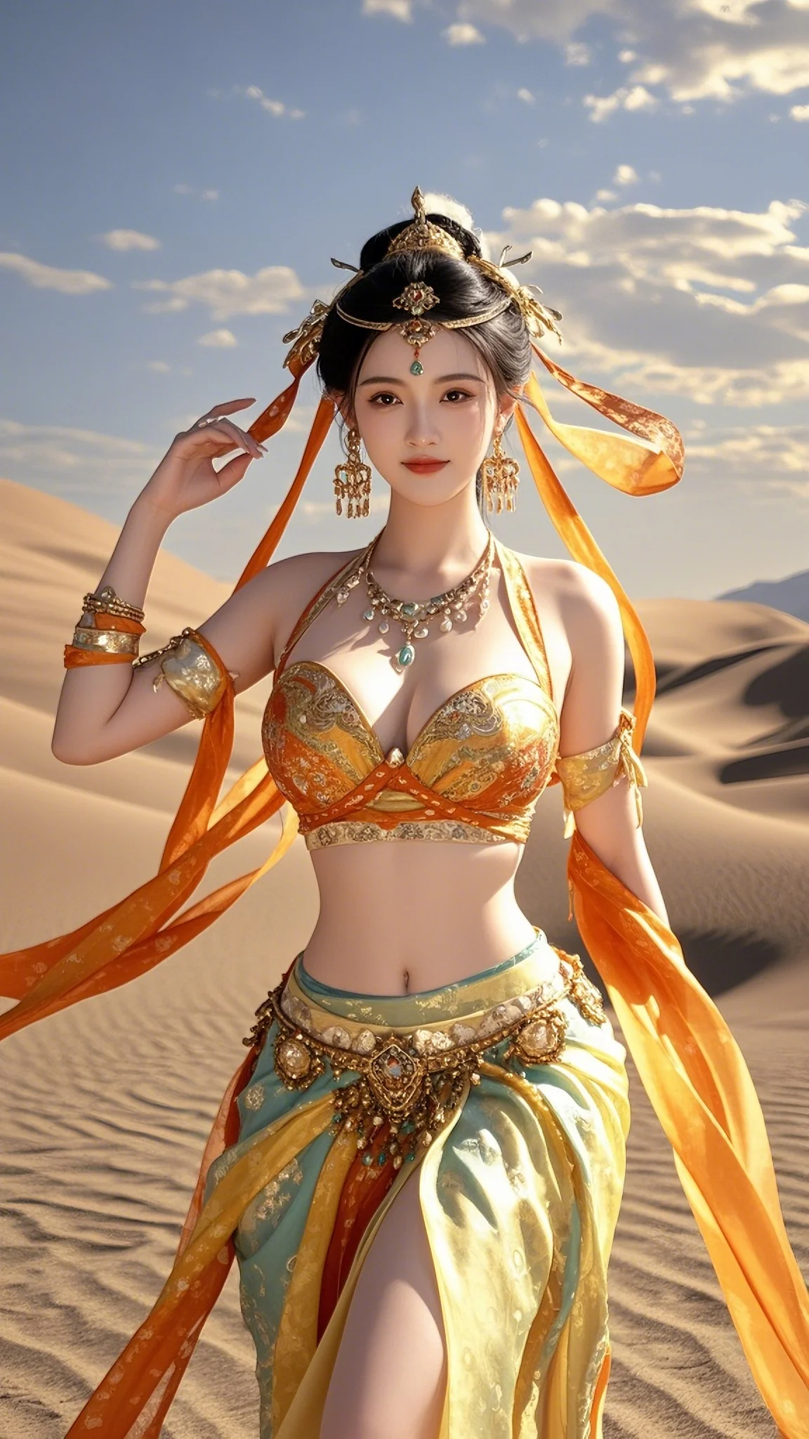 敦煌少女_waakon-站酷ZCOOL