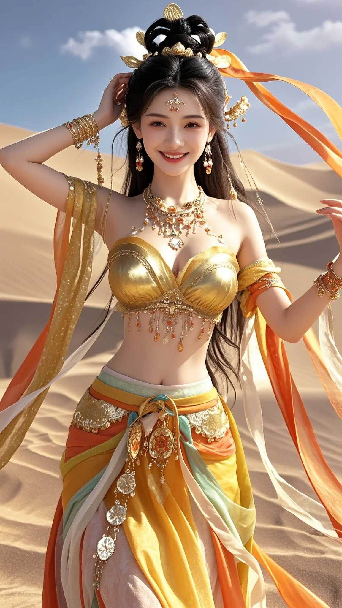 敦煌少女_waakon-站酷ZCOOL