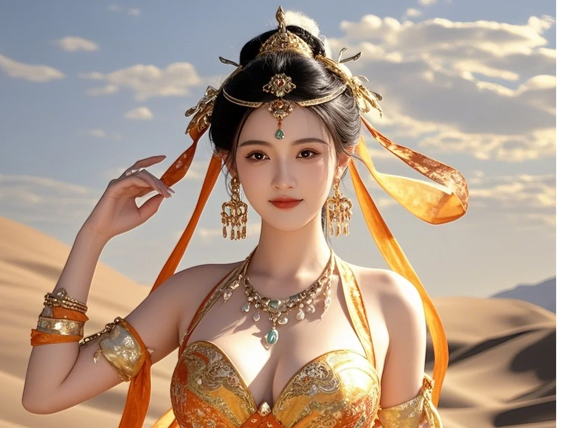 敦煌少女_waakon-站酷ZCOOL