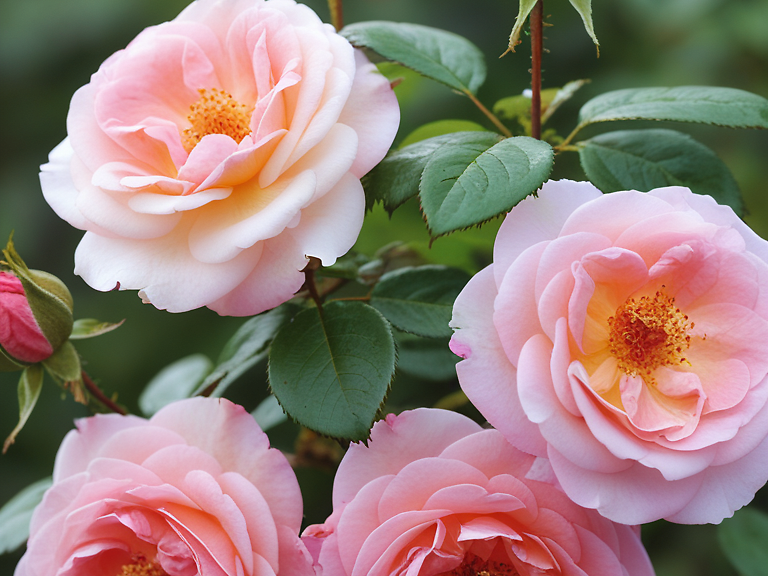 粉色月季花团_Z433744292-站酷ZCOOL