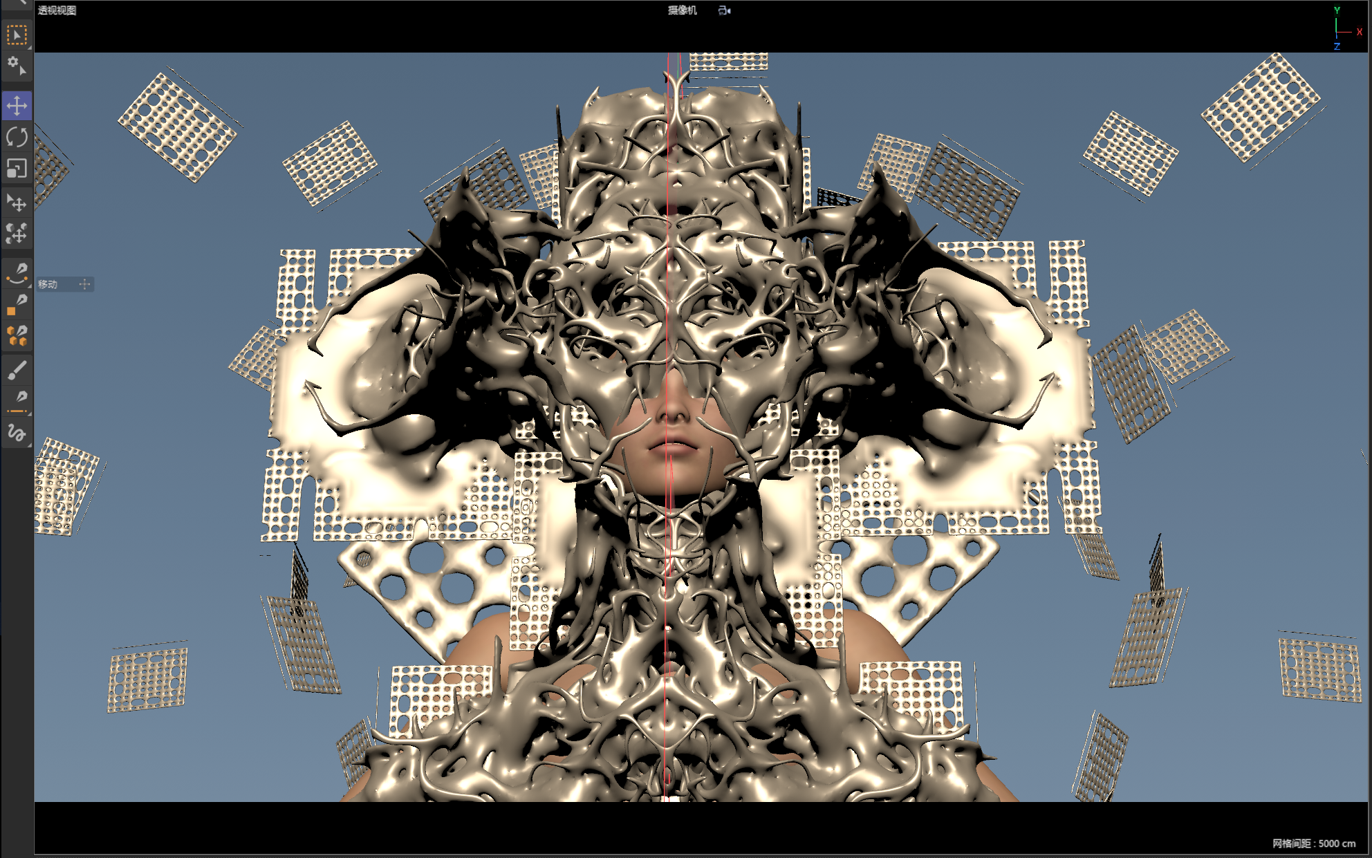 关于Houdini-c4d虚拟服装的尝试_十三梦-站酷ZCOOL