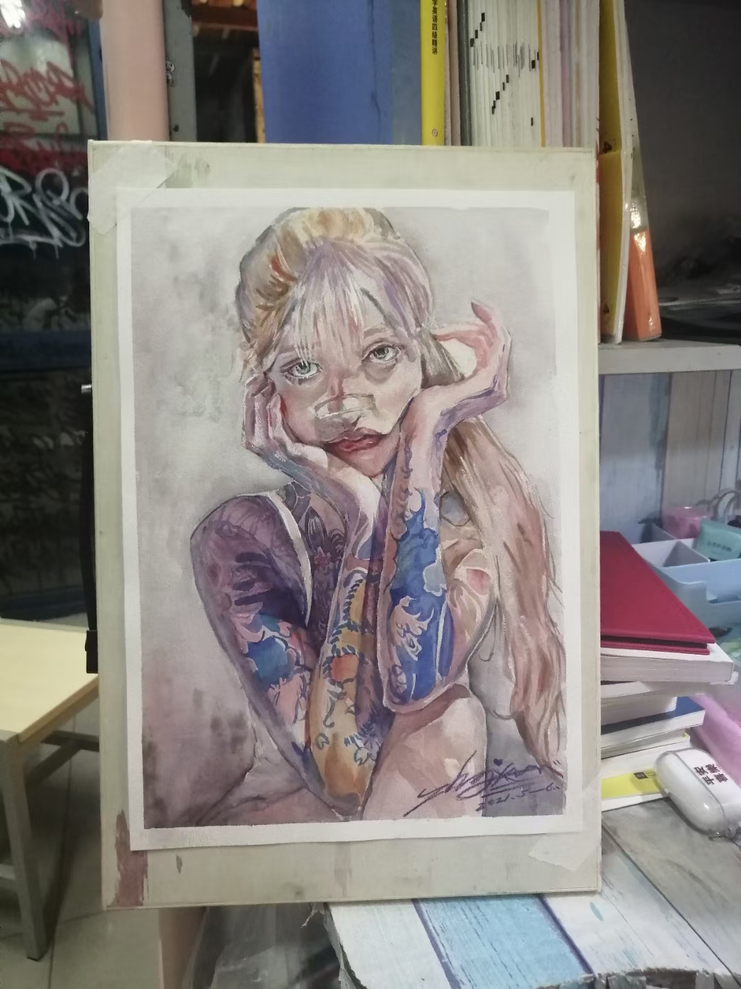 水彩画定制_Nefelibata炫-站酷ZCOOL