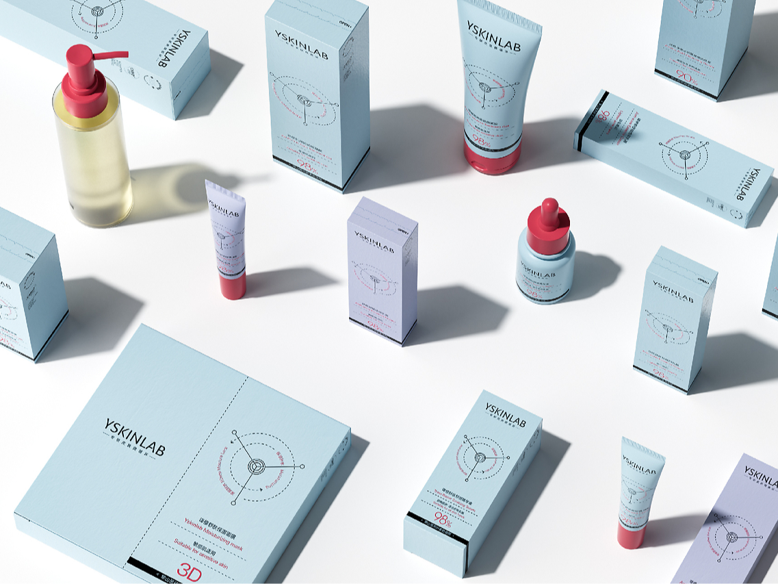 YSKINLAB | 品牌视觉设计 | AOX Lab_AOX凹形-站酷ZCOOL