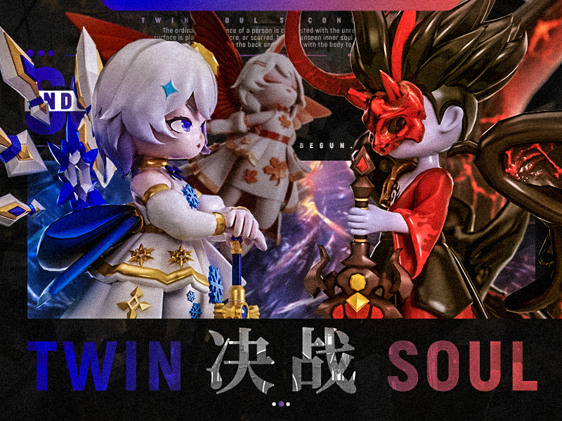 【双生灵-决战 END GAME】 | 原创潮玩IP_潮玩小学徒-站酷ZCOOL