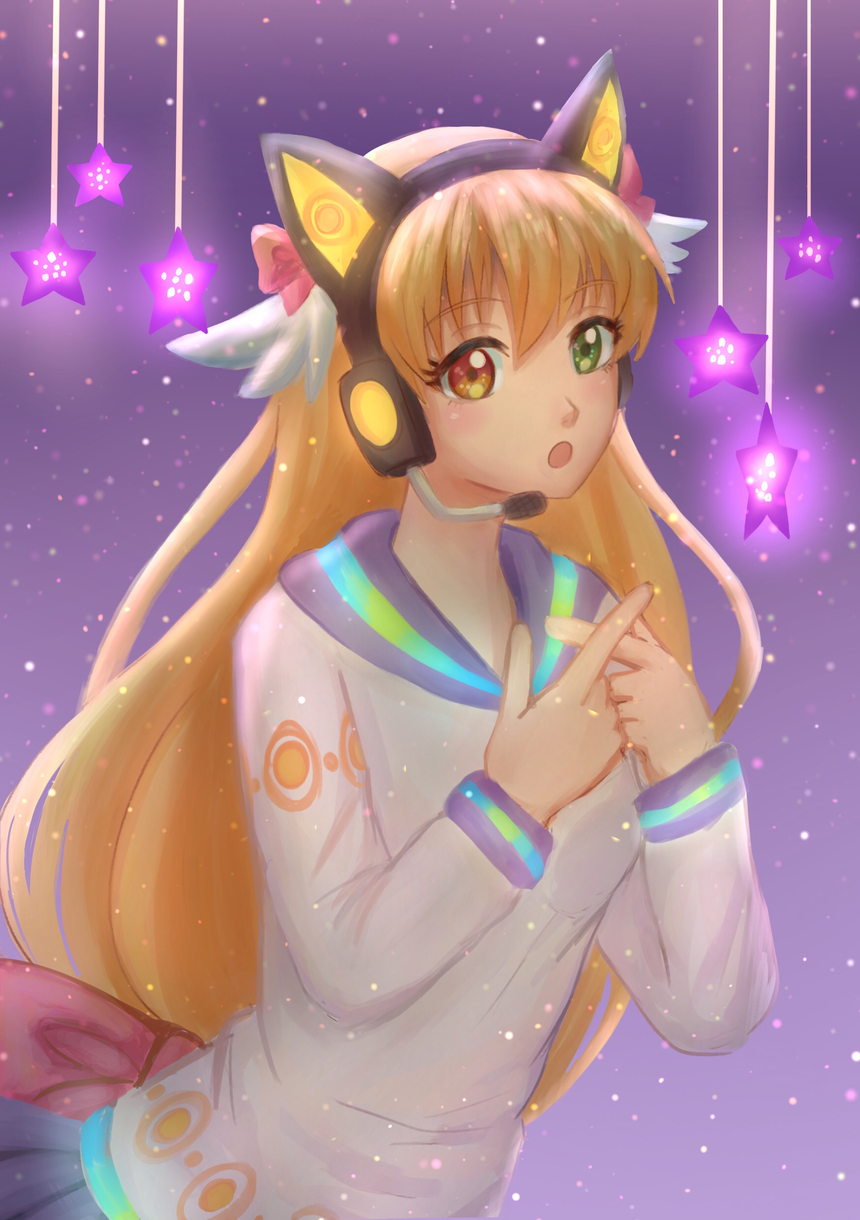 原创ip‖星星美少女系列‖世尔洛普，二次元，日系_世尔洛普-站酷ZCOOL