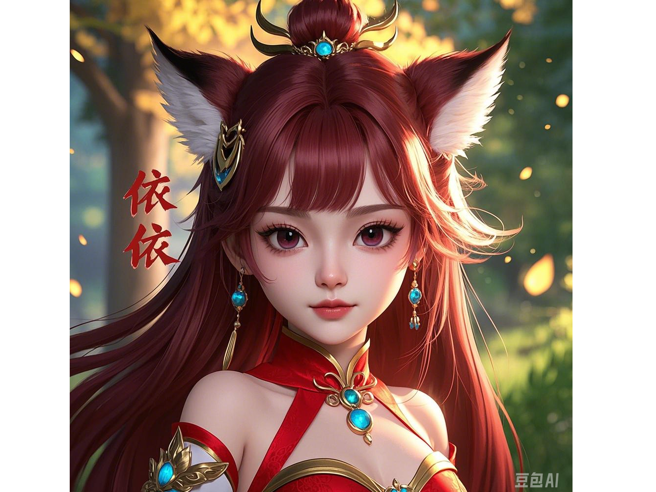 天宠“依依”狐族公主，机灵古怪-参加万达IP赛事_沙僧SEA-站酷ZCOOL