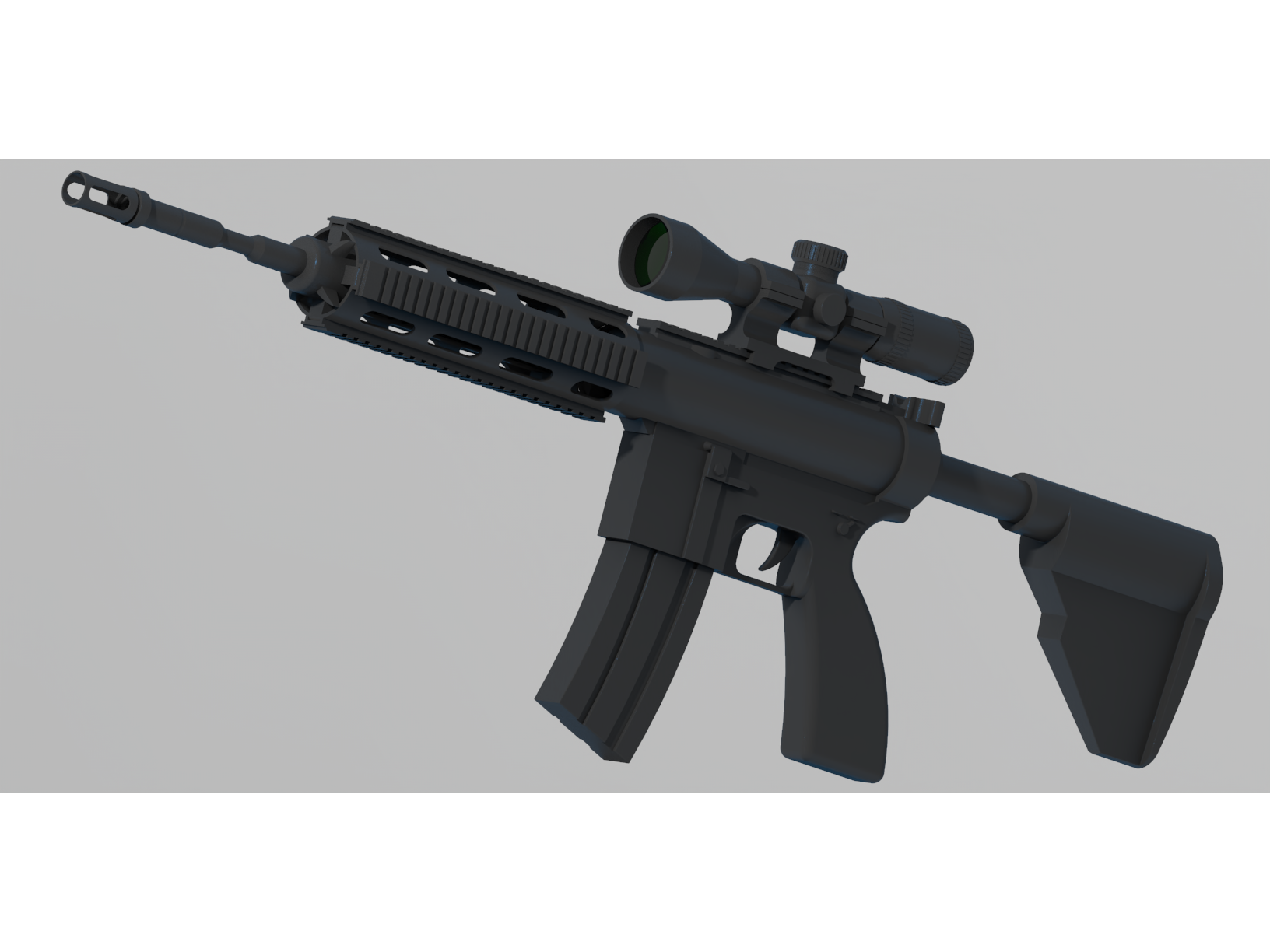 M416突击步枪_ZAX_415-站酷ZCOOL