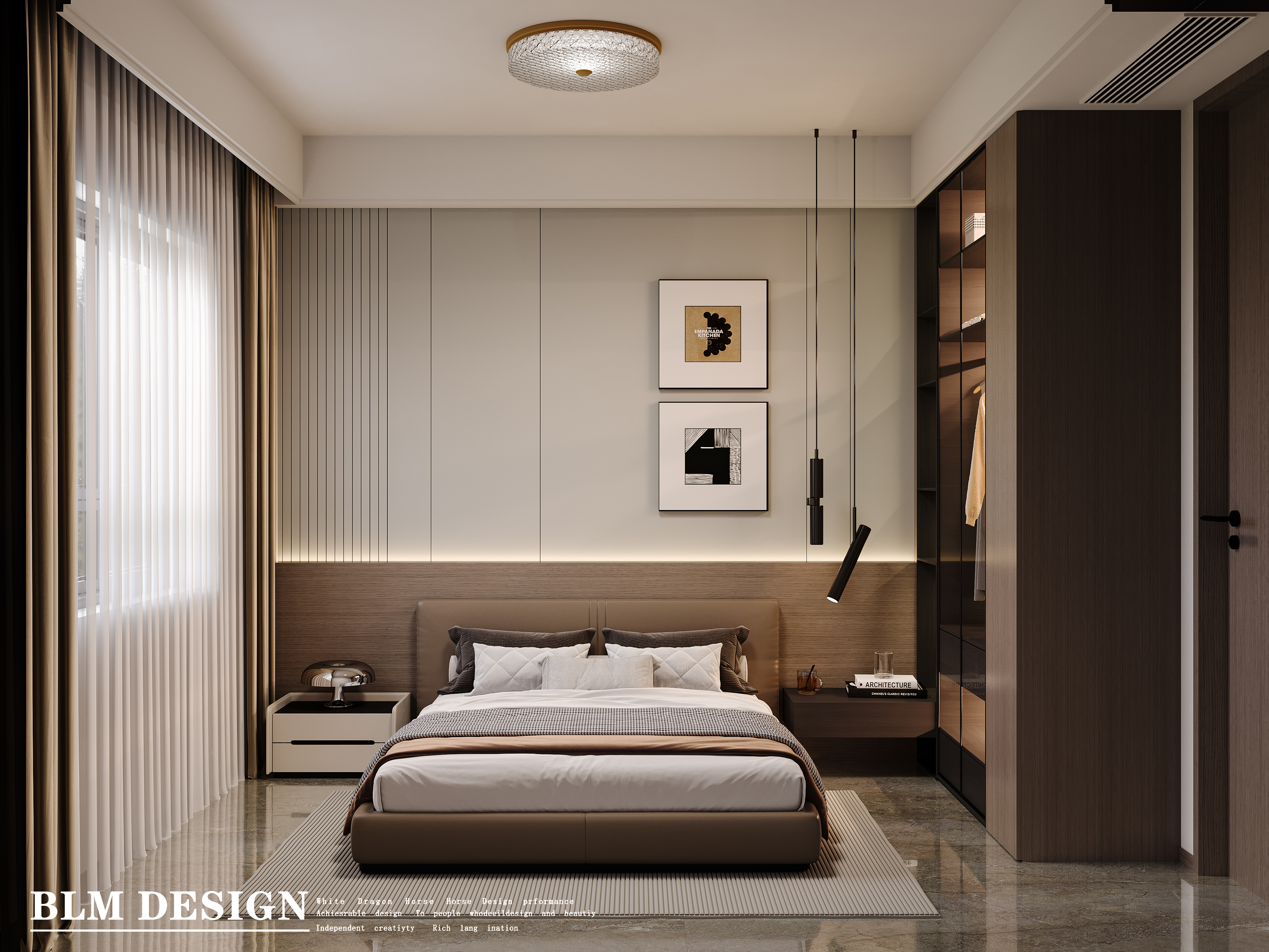 意式轻奢家装效果图案例_Z073159855-站酷ZCOOL