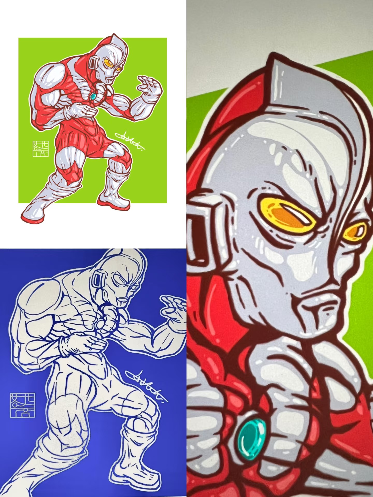 奥特曼｜初代_阿亮JOIN工作室-站酷ZCOOL