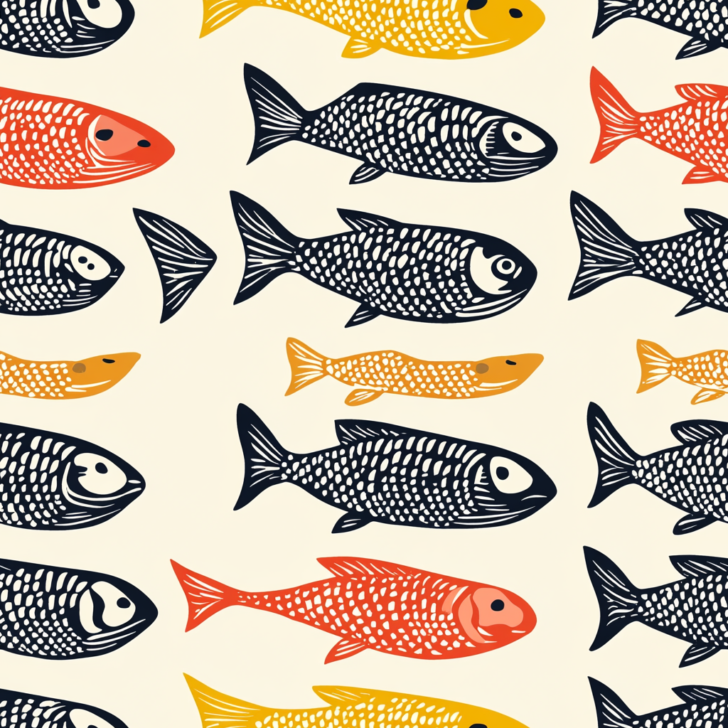 小鱼壁纸_哈密瓜001-站酷ZCOOL