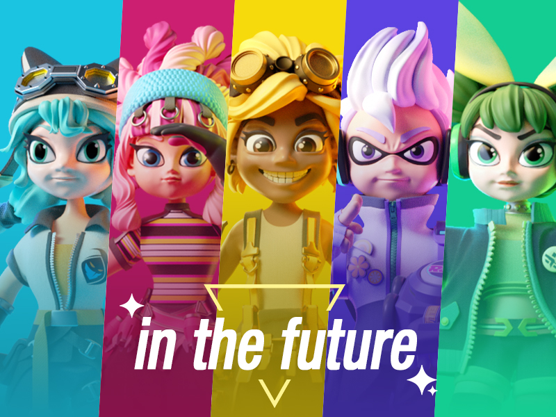 在未来丨IP角色设计_赛亚Awake-站酷ZCOOL