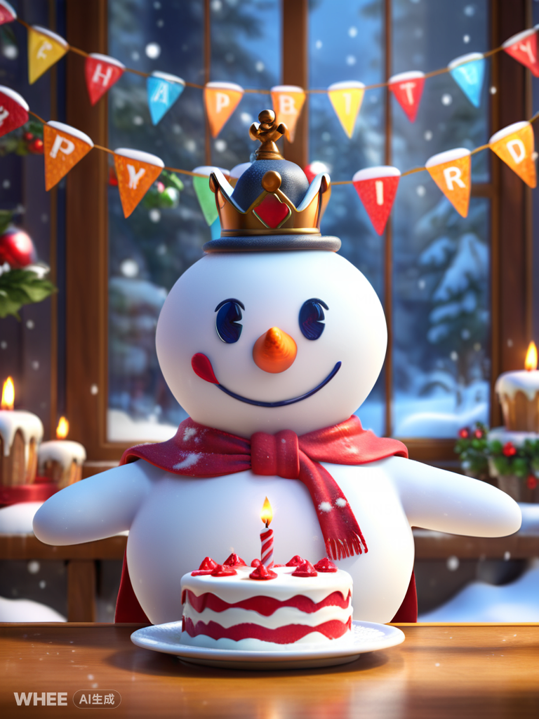 WHEE雪王AIGC海报_大橙子0817-站酷ZCOOL