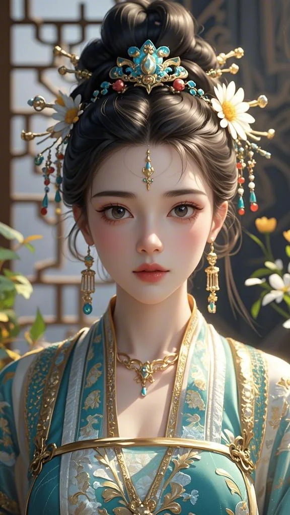 国漫古装美女_waakon-站酷ZCOOL