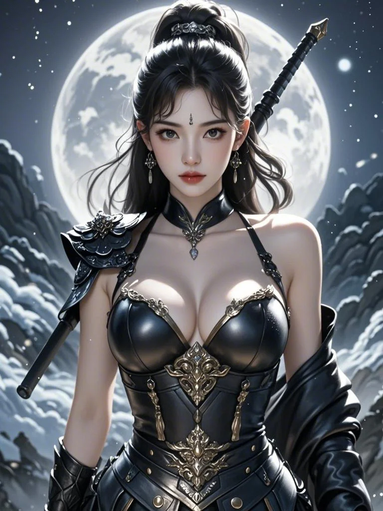 国漫女武神_waakon-站酷ZCOOL