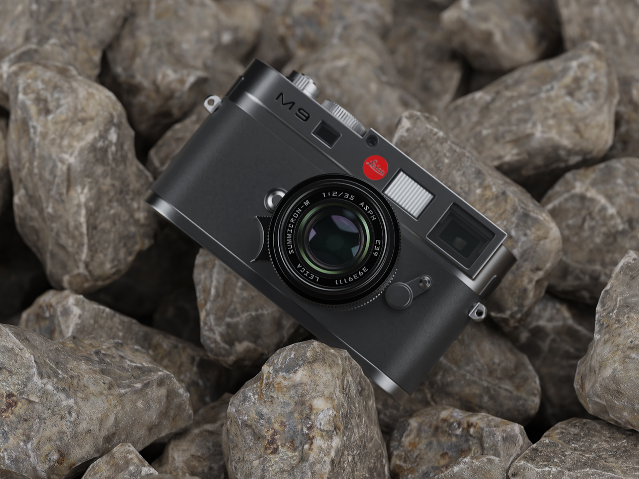 Leica M9相机渲染_ZAX_415-站酷ZCOOL