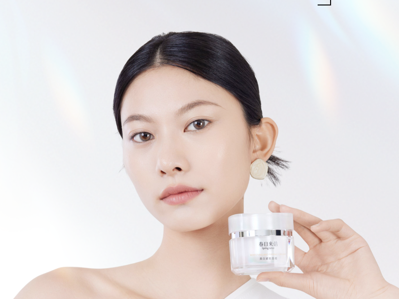 「春日来信」面霜 模特拍摄_旷野视觉-站酷ZCOOL