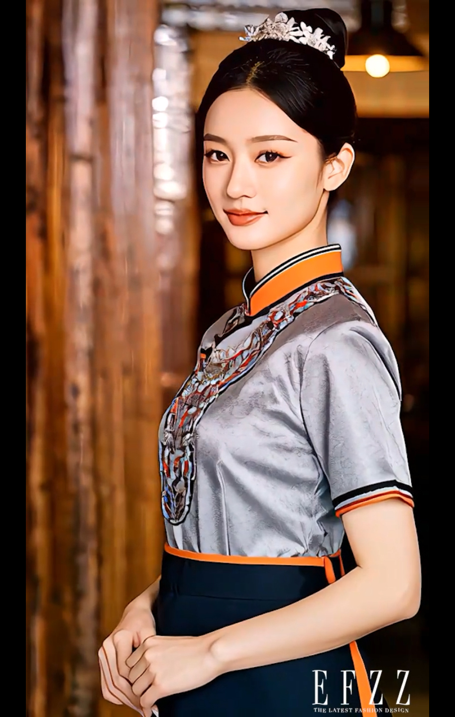 贵州江西苗族主题酒店制服-苗族传统非遗刺绣演出服_EFZZ制服设计-站酷ZCOOL