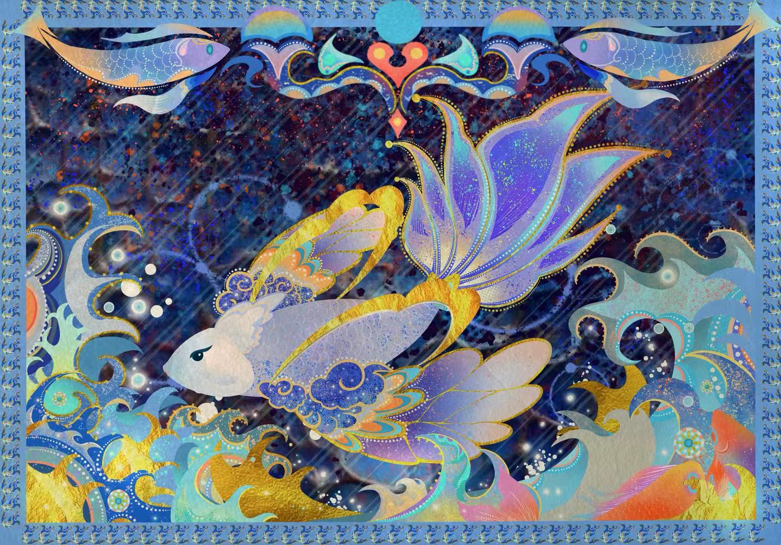 山海经文鳐鱼_纠结的大师-站酷ZCOOL