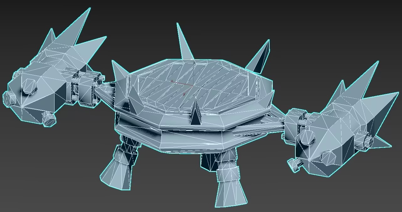 飞行器 白膜 游戏建模_LangTe-站酷ZCOOL