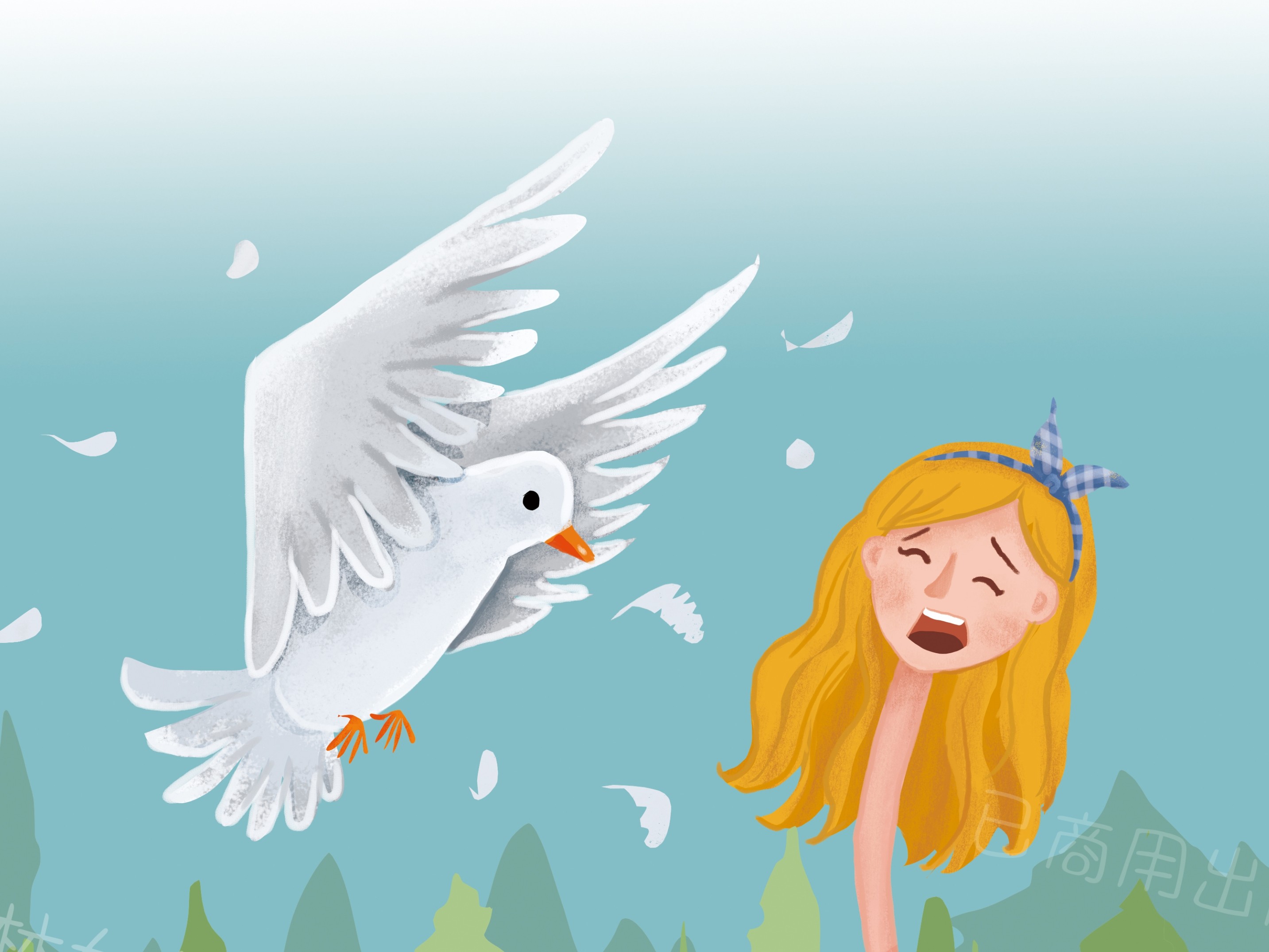 名著内页插画，爱丽丝梦游仙境_核林女侠heling-站酷ZCOOL