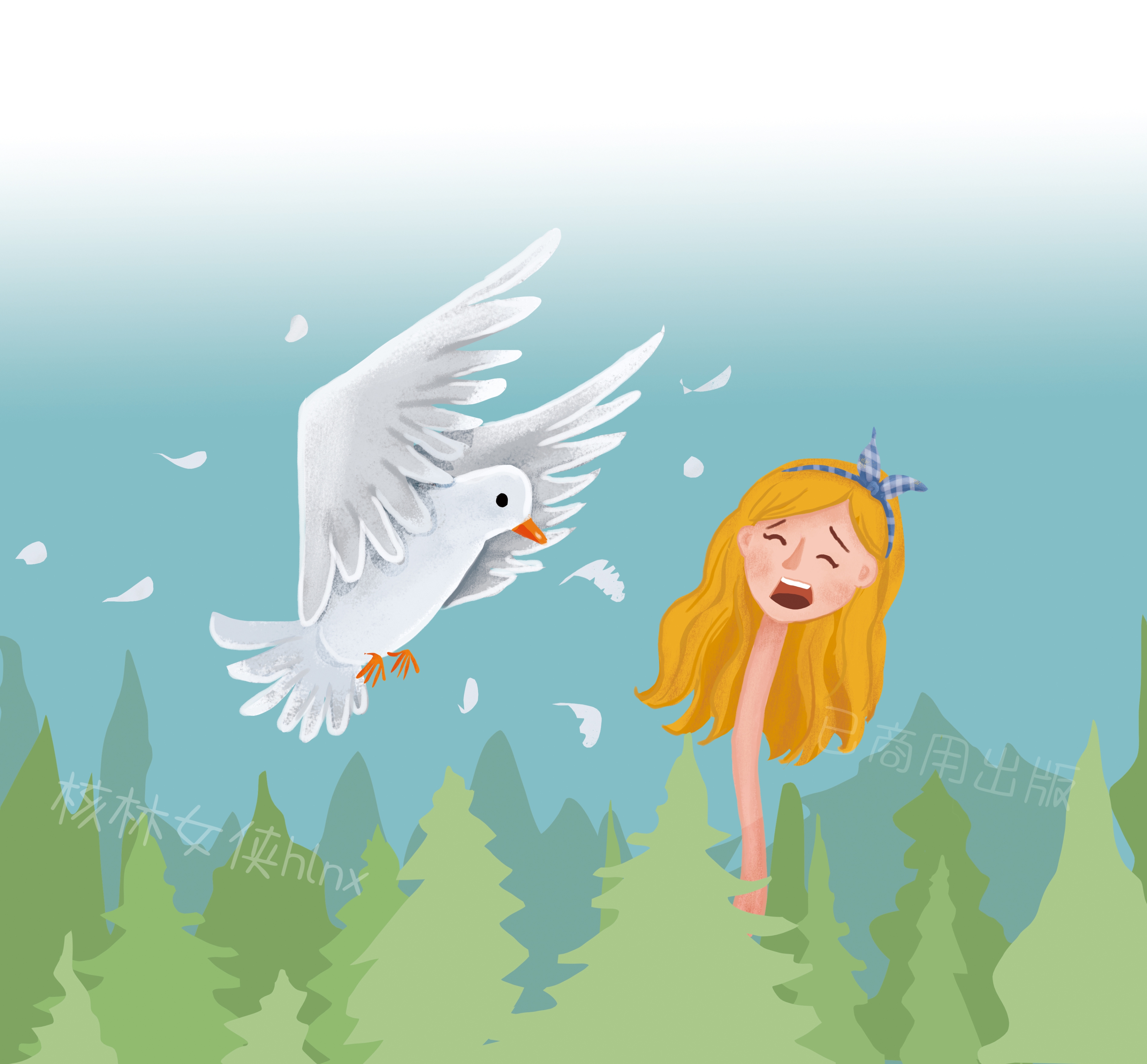 名著内页插画，爱丽丝梦游仙境_核林女侠heling-站酷ZCOOL