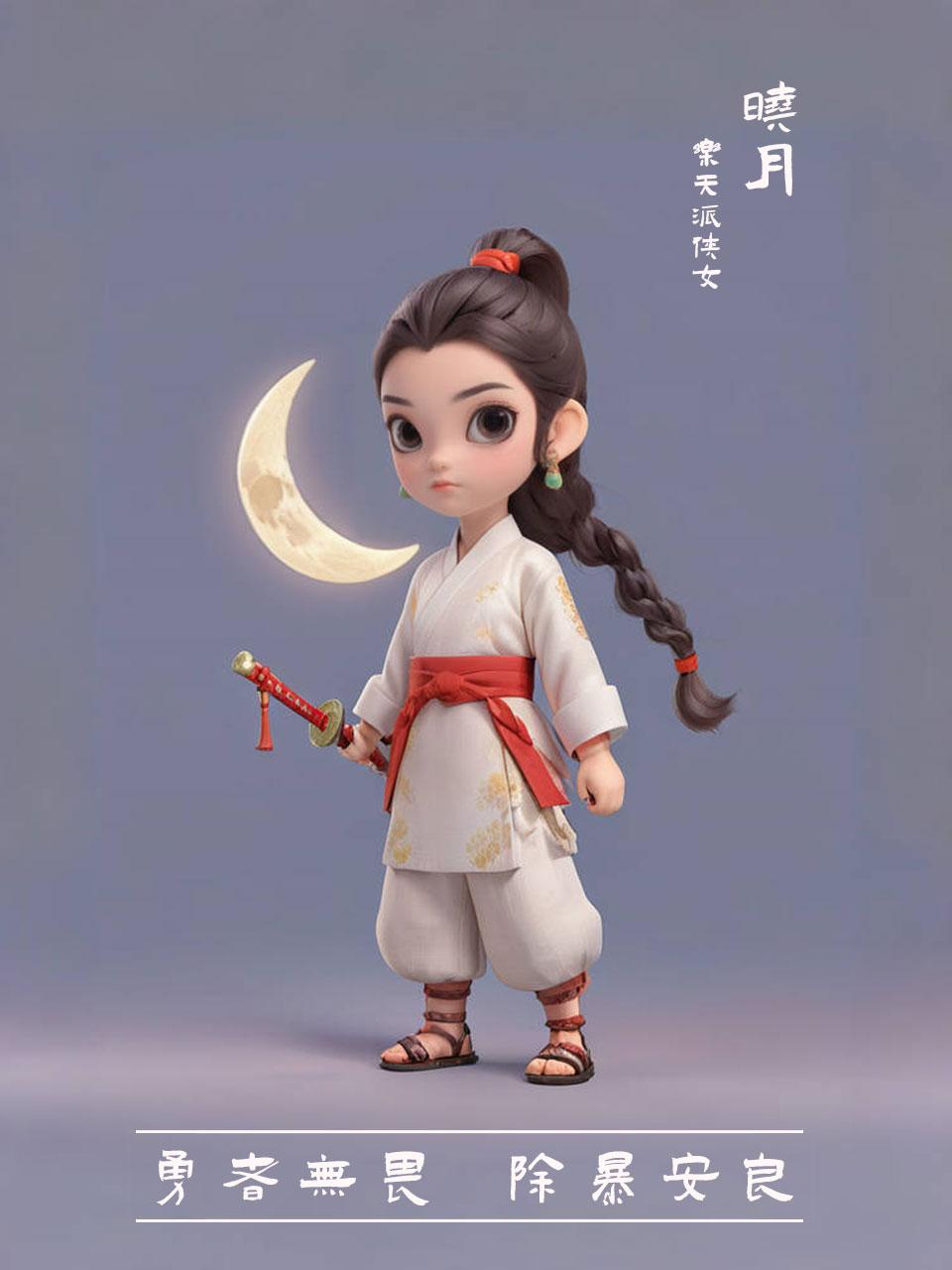 我的AI平行世界 | 侠女晓月_Lucky幸运星-站酷ZCOOL