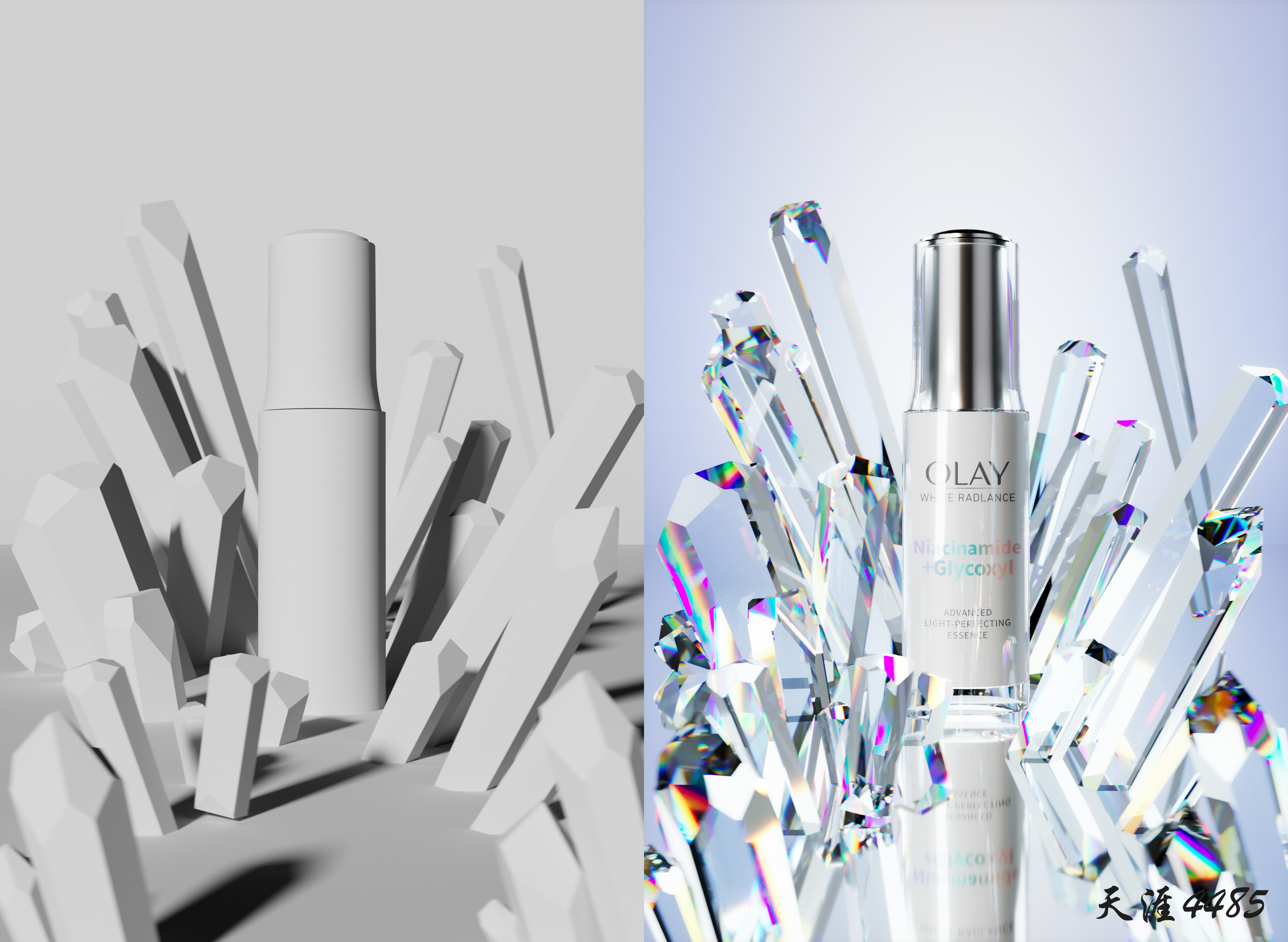 美妆产品OC渲染_懒得排版了。_天涯4485-站酷ZCOOL