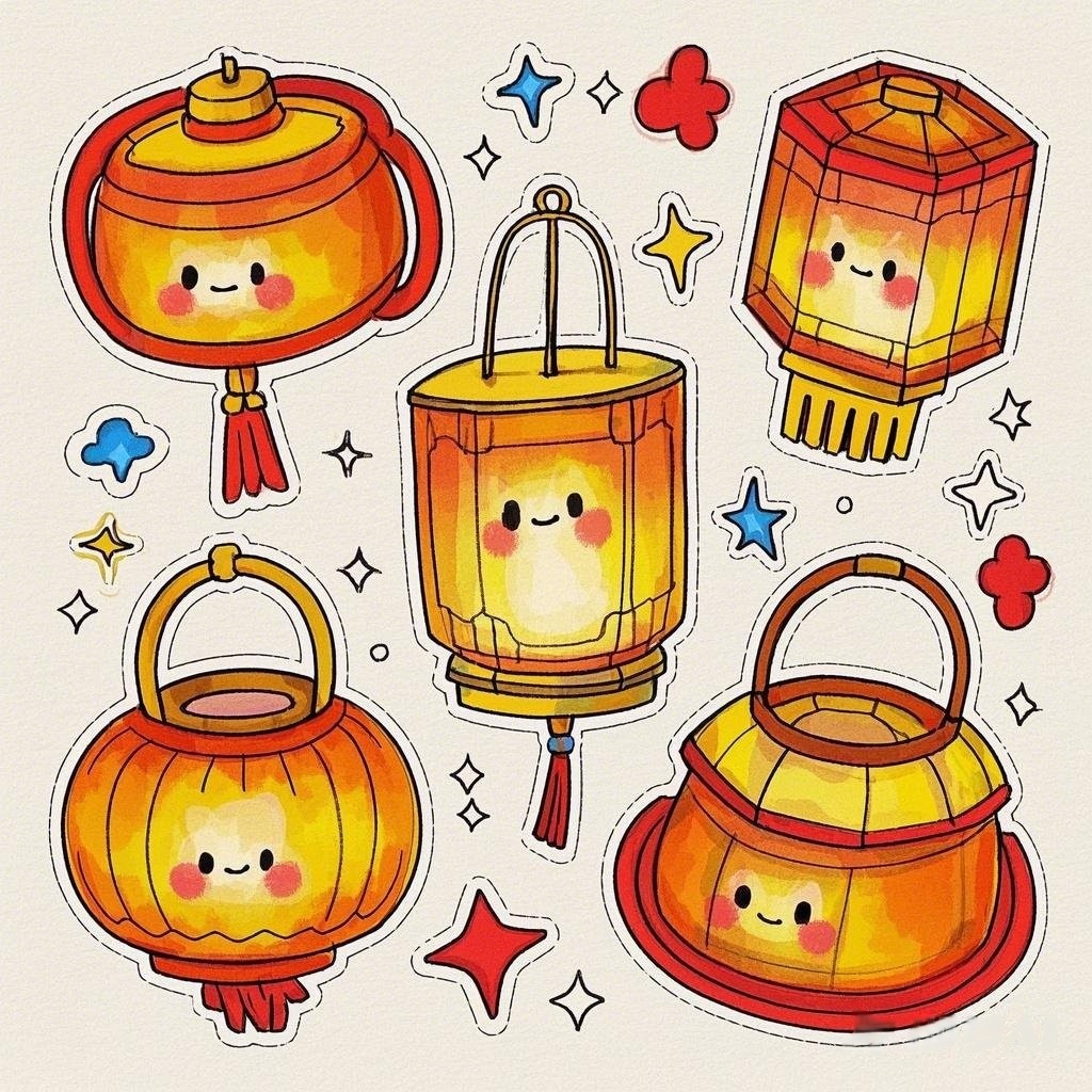 新年吉祥灯笼第二弹_Z163525044-站酷ZCOOL