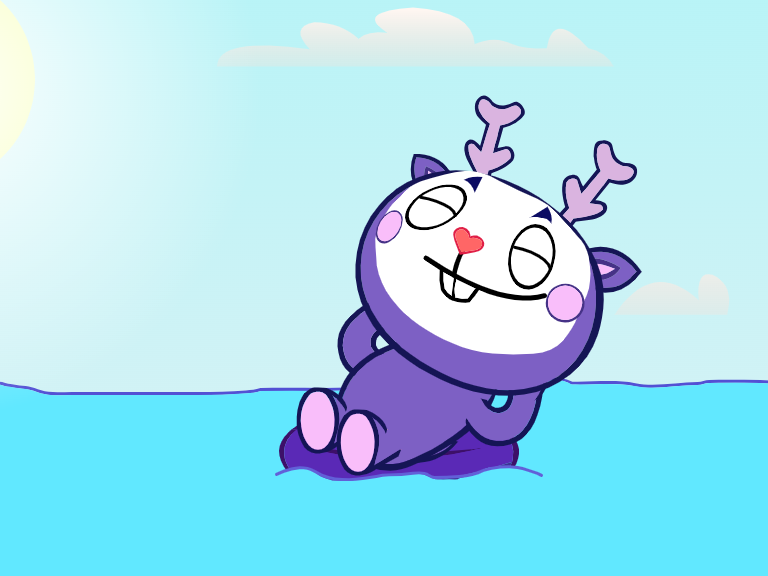 赤裸上身的Mime在海滩上的漂浮物_安德鲁奥拉格2007-站酷ZCOOL