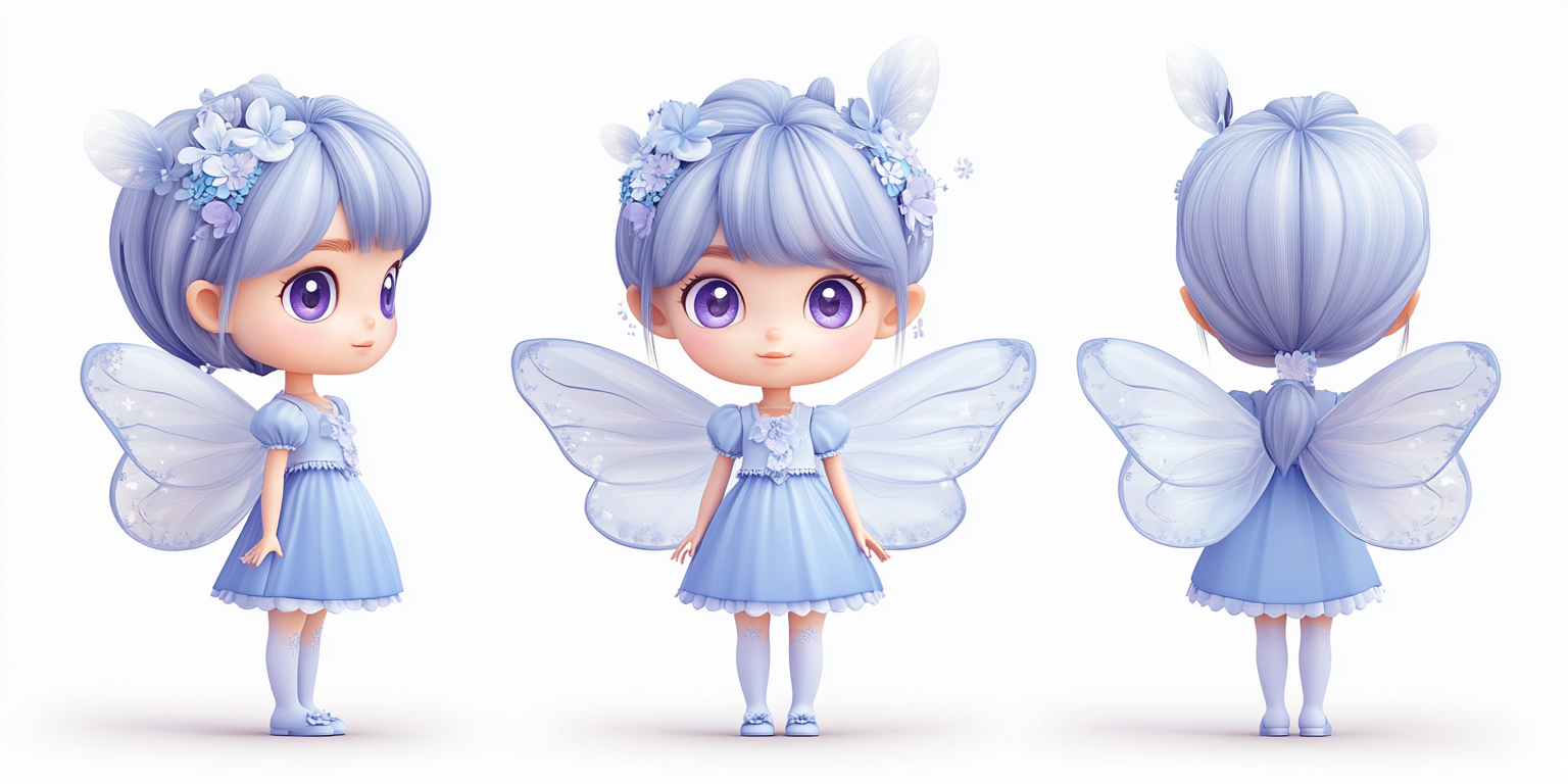 AIGC作品-IP设计三视图练习_七秒忘流年-站酷ZCOOL