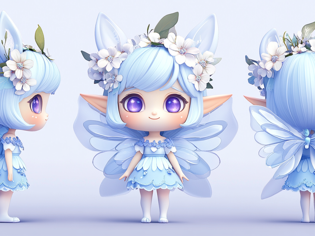 AIGC IP设计 x 三视图练习_大橙子0817-站酷ZCOOL