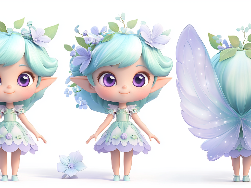 AIGC IP设计 x 三视图练习_大橙子0817-站酷ZCOOL