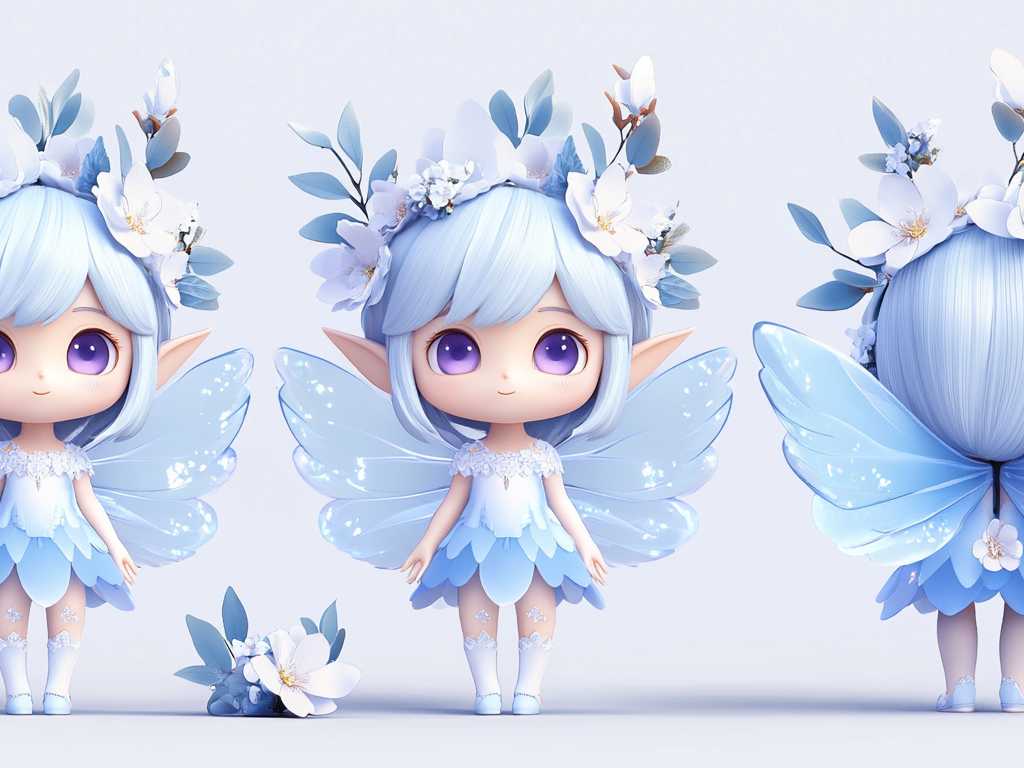 AIGC IP设计 x 三视图练习_大橙子0817-站酷ZCOOL