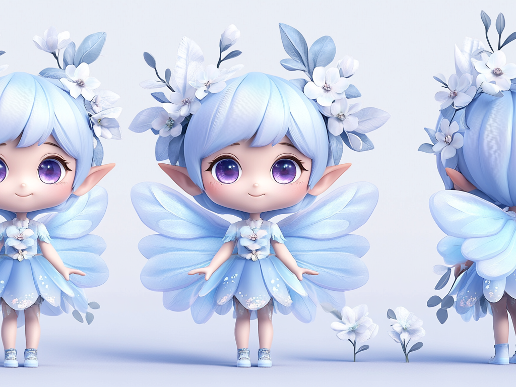 AIGC IP设计 x 三视图练习_大橙子0817-站酷ZCOOL