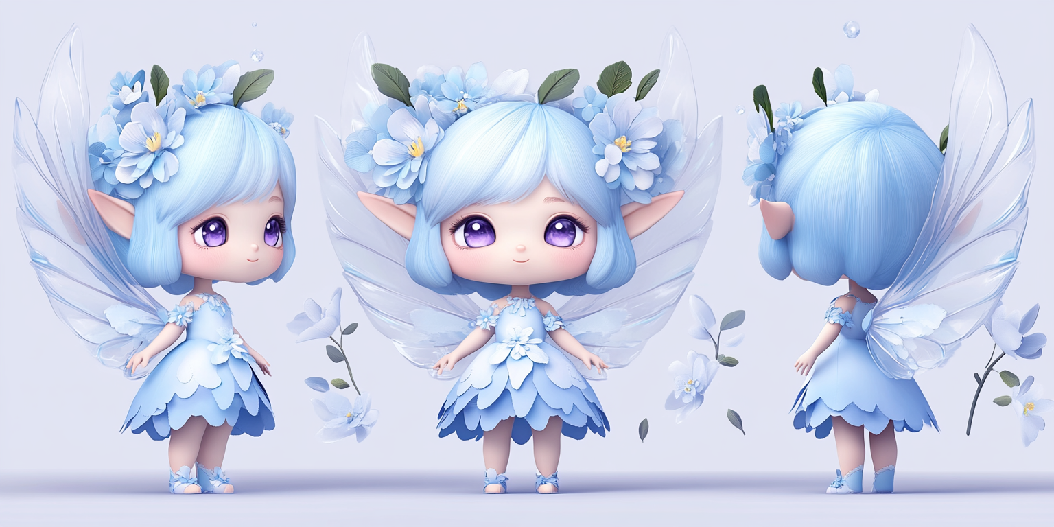 AIGC IP设计 x 三视图练习_大橙子0817-站酷ZCOOL