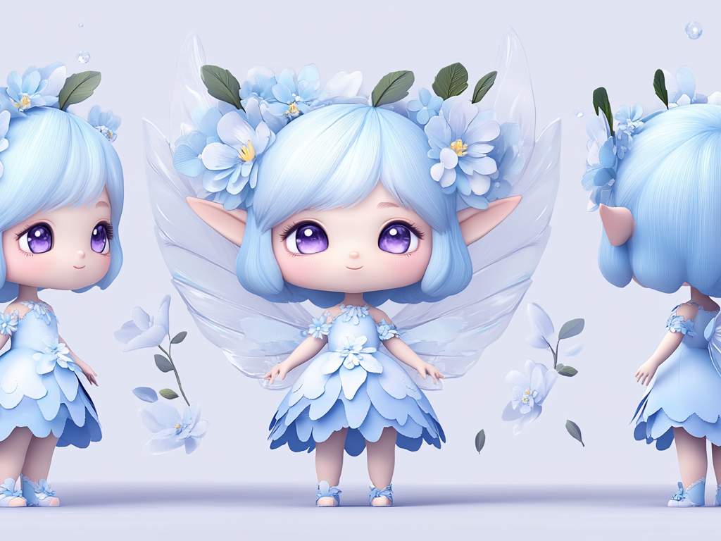 AIGC IP设计 x 三视图练习_大橙子0817-站酷ZCOOL