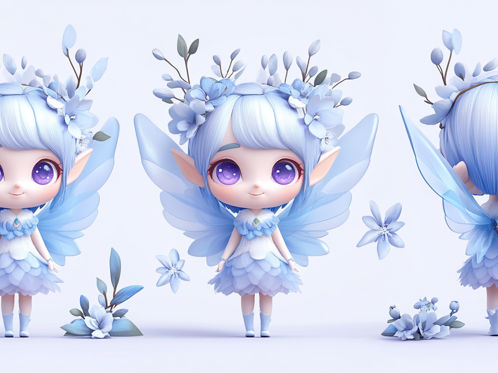 AIGC IP设计 x 三视图练习_大橙子0817-站酷ZCOOL