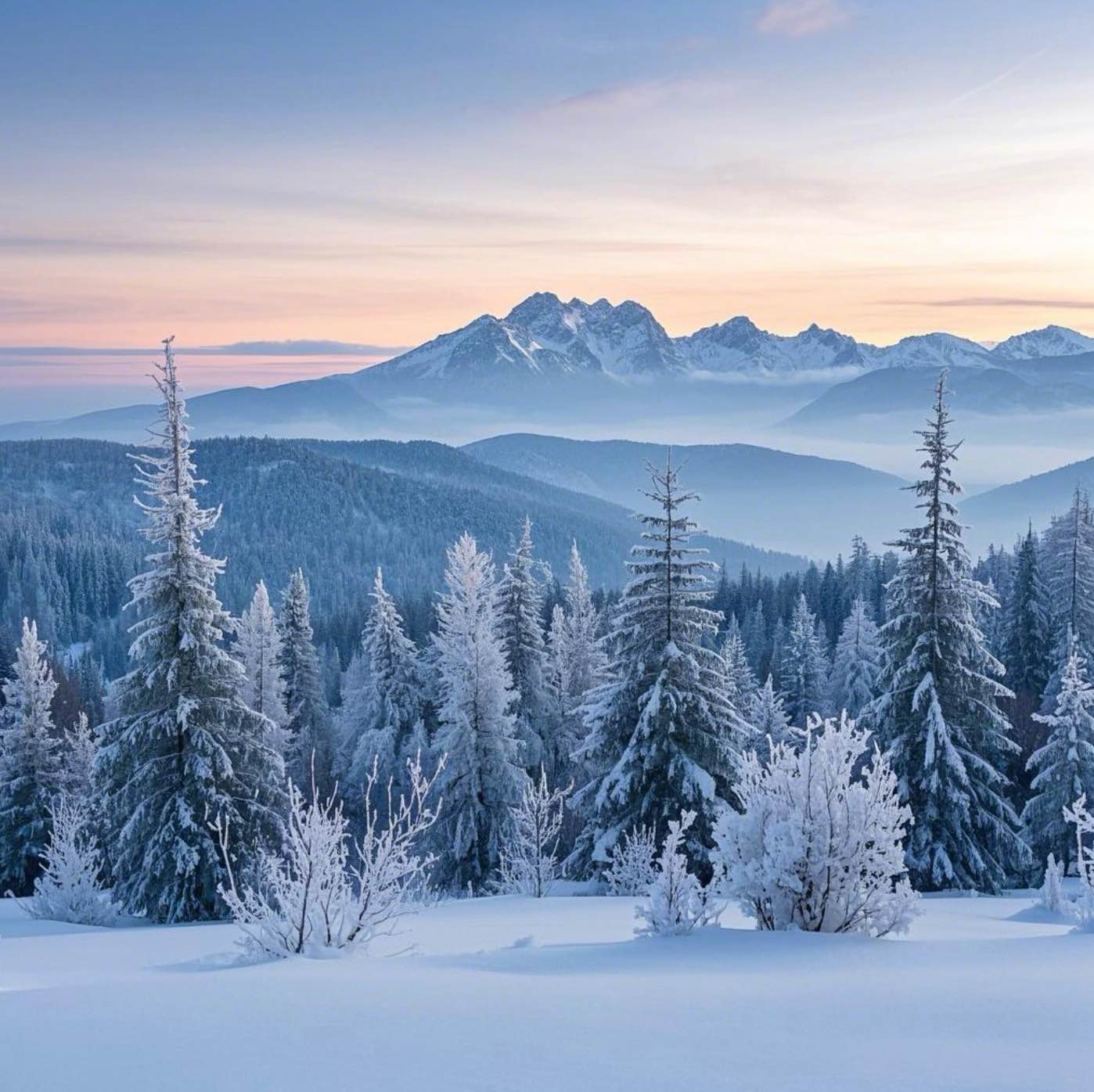 雪景_haha嘻嘻-站酷ZCOOL