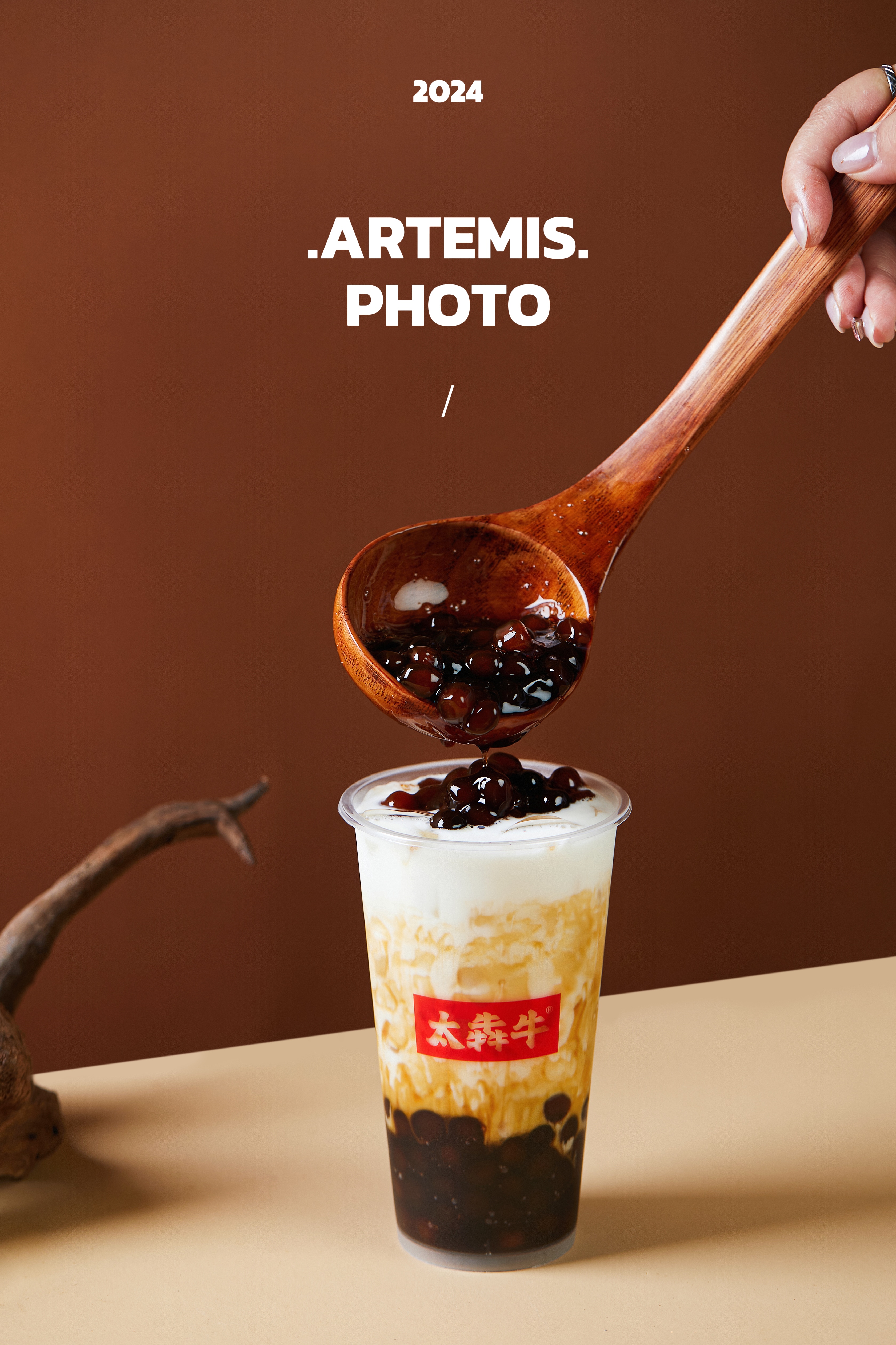饮品拍摄｜太犇牛 米麻薯饮品系列_摄影师Artemis-站酷ZCOOL